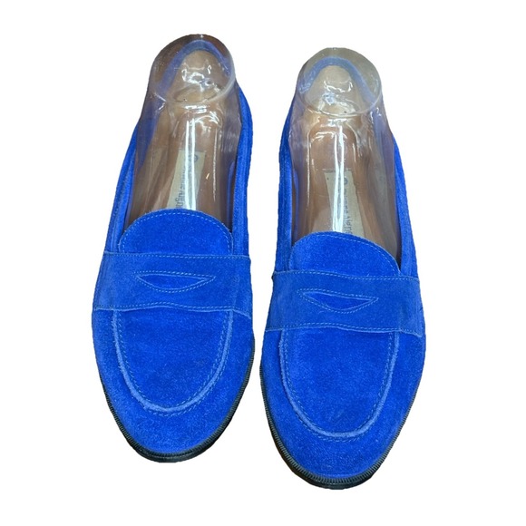 Aigner | Shoes | Rare Vintage Etienne Aigner Electric Blue Suede ...